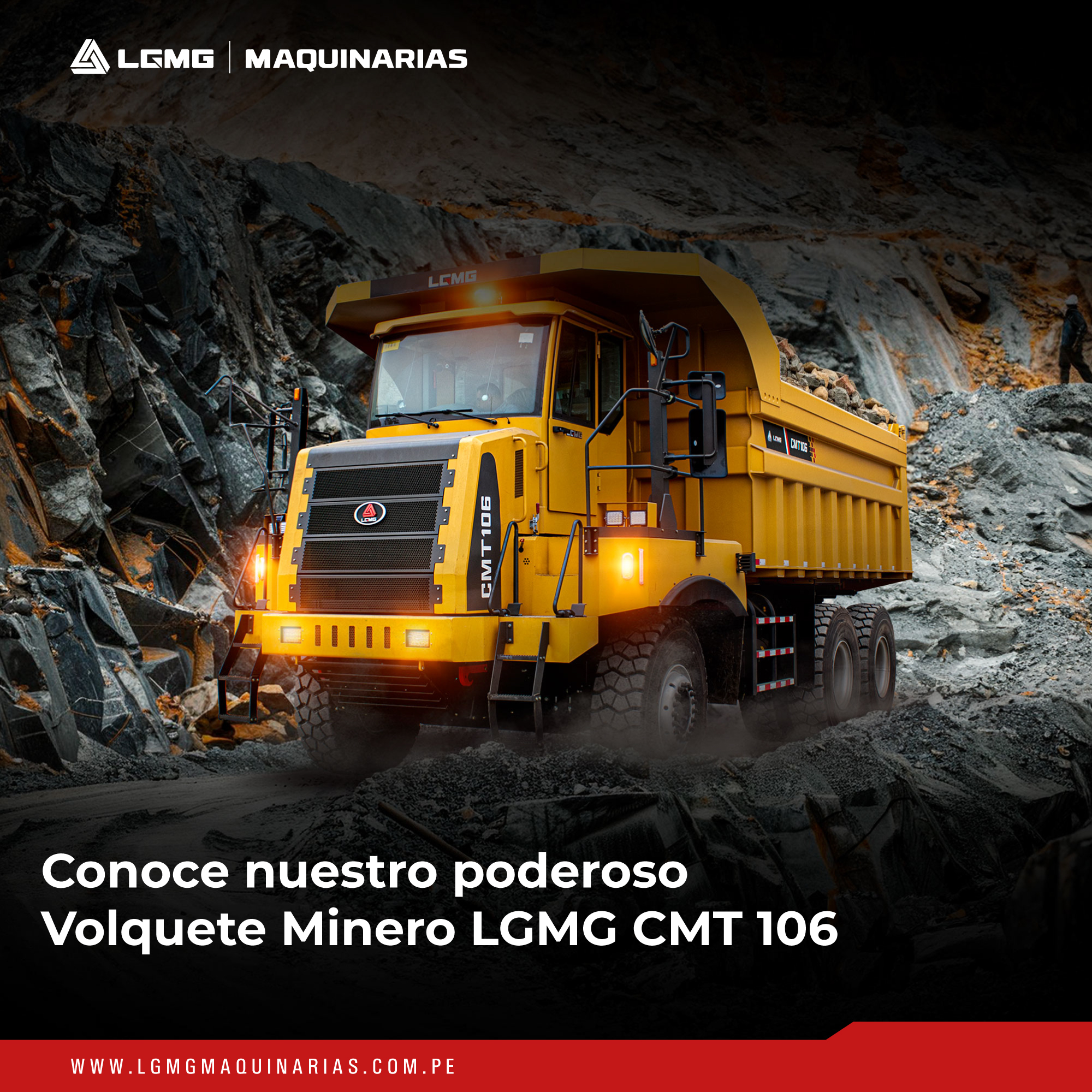 Volquete 530 HP LGMG CMT106: Potencia y Tecnología para la Minería ...